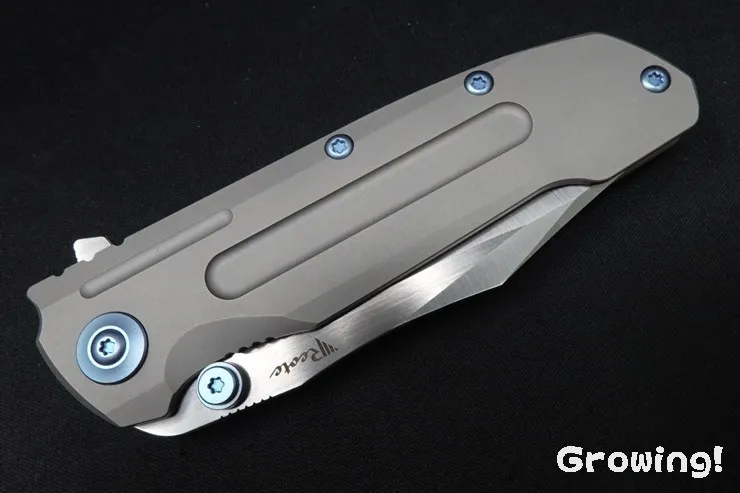 ナイフショップ グローイング！ Reate knives【リアートナイフ】 「9D-V2」【154CM】【フリッパー】【チタニウム】折りたたみ