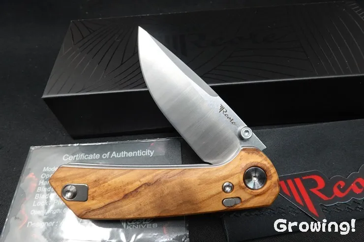 ナイフショップ グローイング！ Reate knives【リアートナイフ】 「PL-XT」 【Nitro-V】【ピボットロック】【オリーブ】折りたたみ